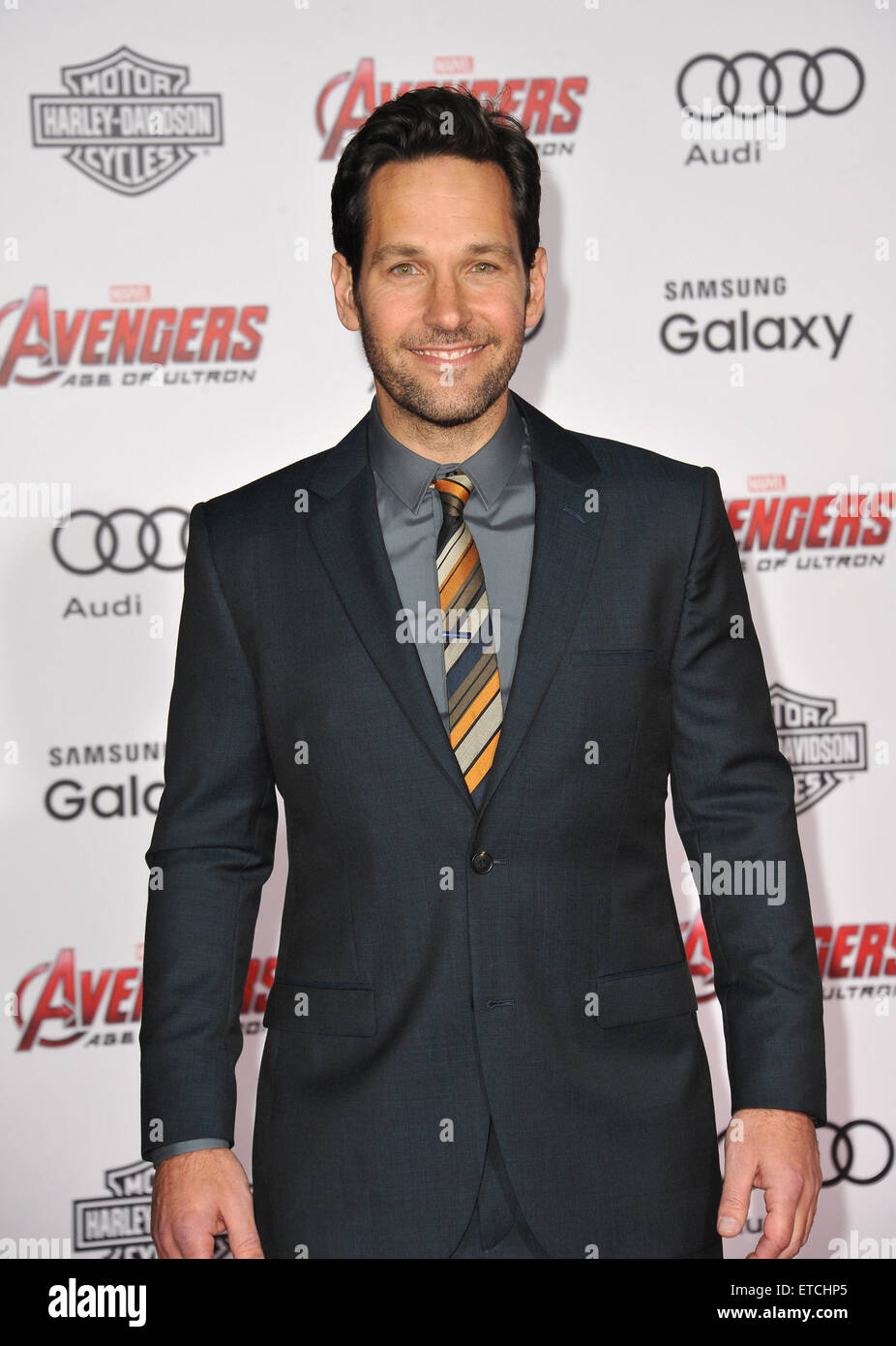 LOS ANGELES, CA - APRIL 13, 2015: Paul Rudd at the world premiere of ...