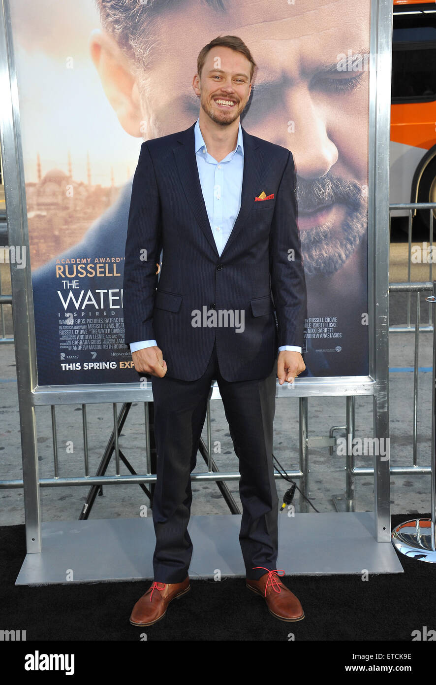 LOS ANGELES, CA - APRIL 16, 2015: Michael Dorman at the Los Angeles ...