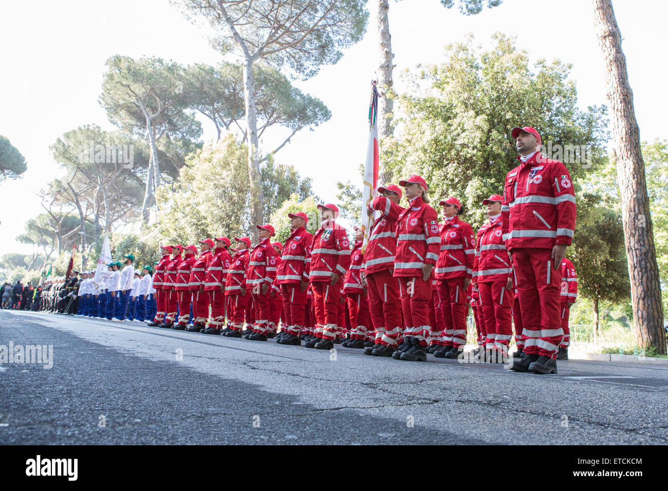 Military parade for italian republic celebrations Stock Photo - Alamy