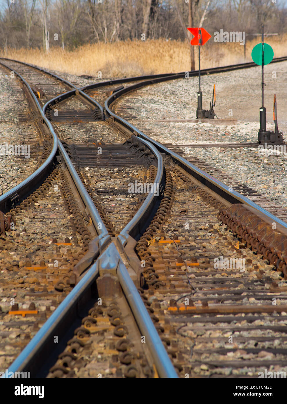 Switching lines hi-res stock photography and images - Alamy