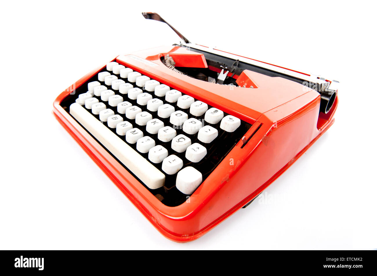 Old ribbon typewriter machine Stock Photo - Alamy