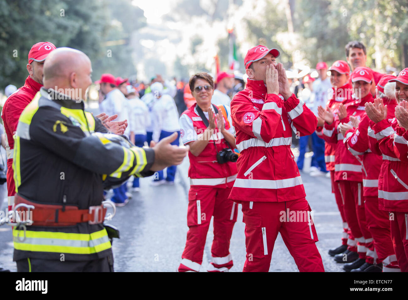 Military parade for italian republic celebrations Stock Photo - Alamy