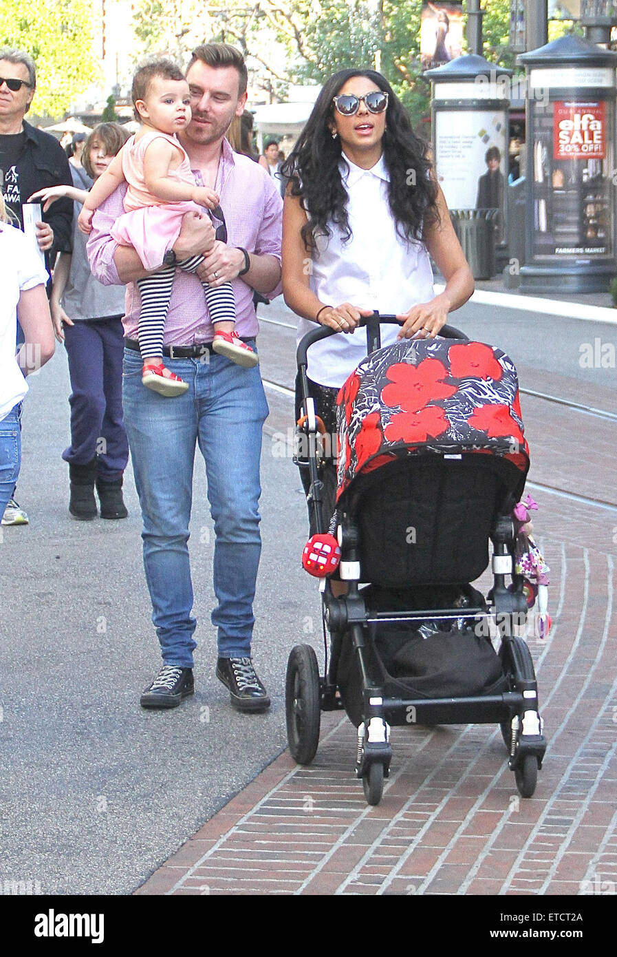 White Collar star, Marsha Thomason takes her family shopping at The ...