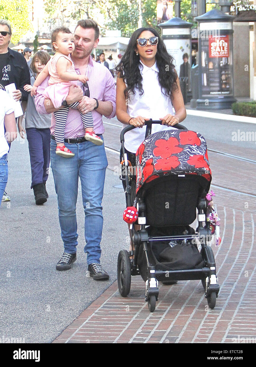 White Collar star, Marsha Thomason takes her family shopping at The ...