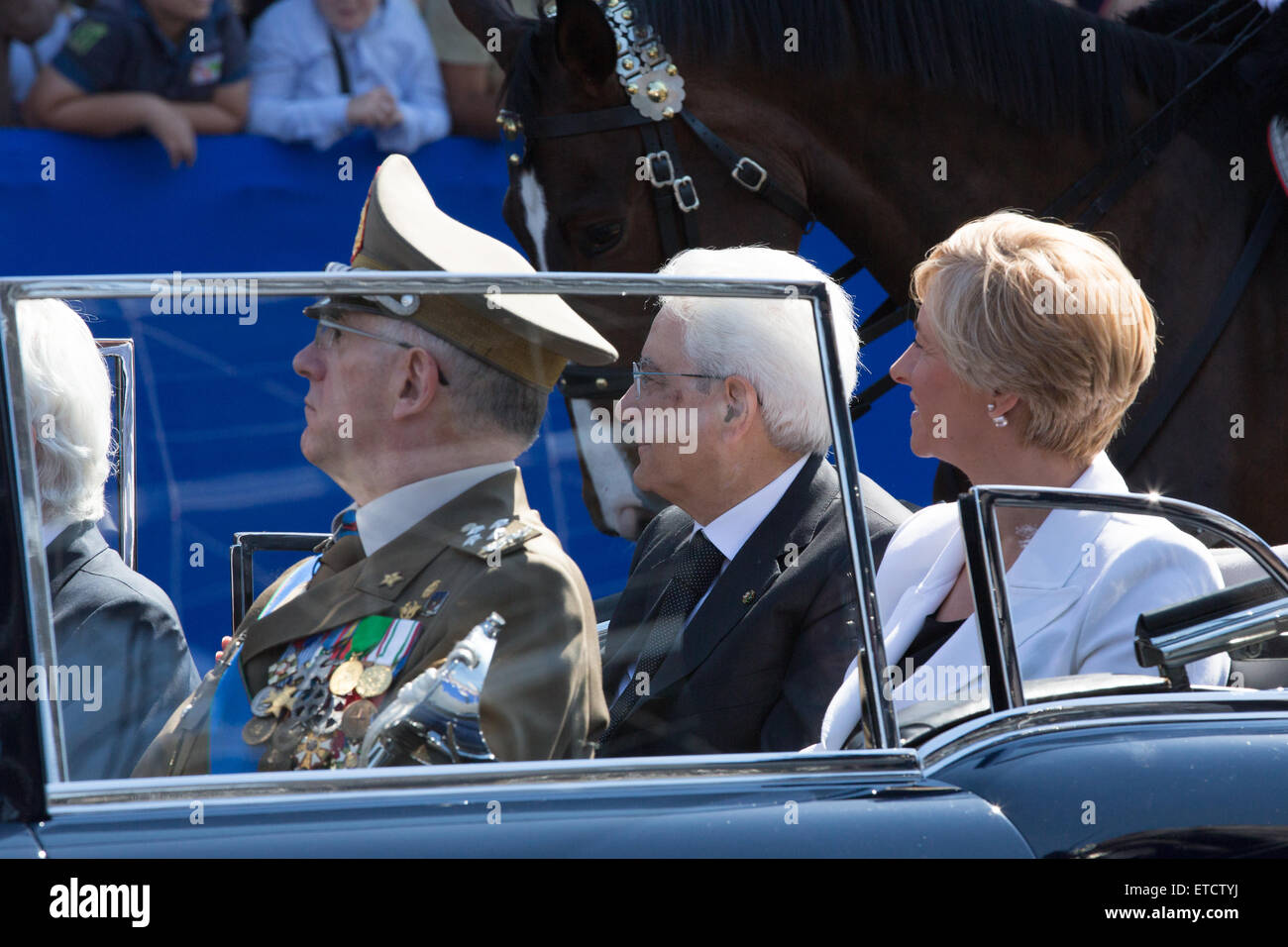 President of italian Republic Sergio Mattarella during celebrations of ...