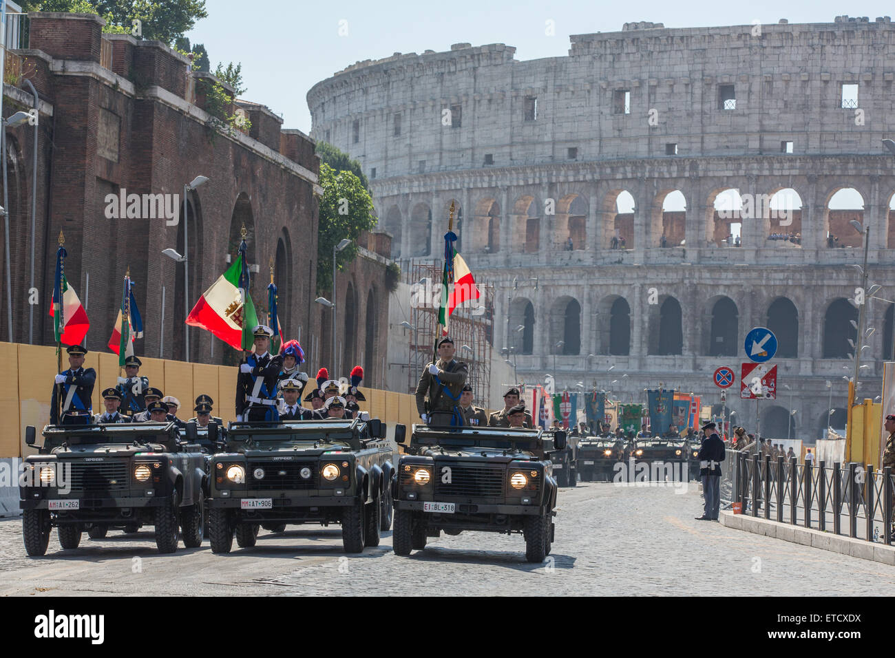 Military parade for italian republic celebrations Stock Photo - Alamy