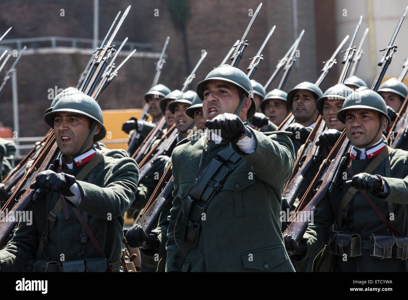 Military parade for italian republic celebrations Stock Photo - Alamy