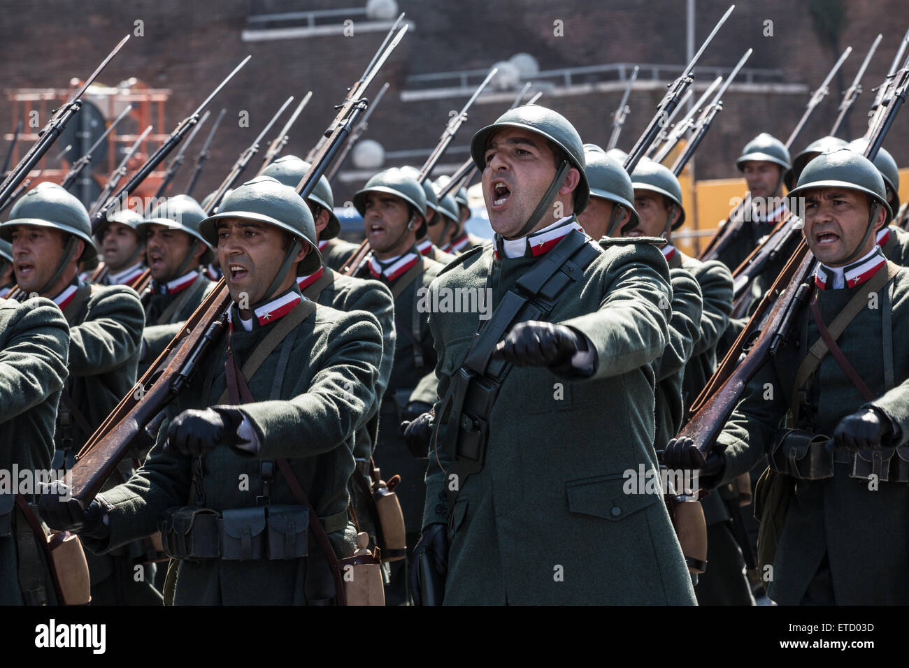 Military parade for italian republic celebrations Stock Photo - Alamy