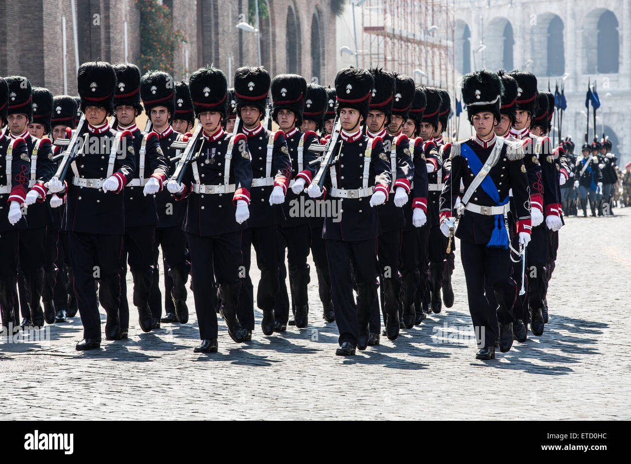 Military parade for italian republic celebrations Stock Photo - Alamy