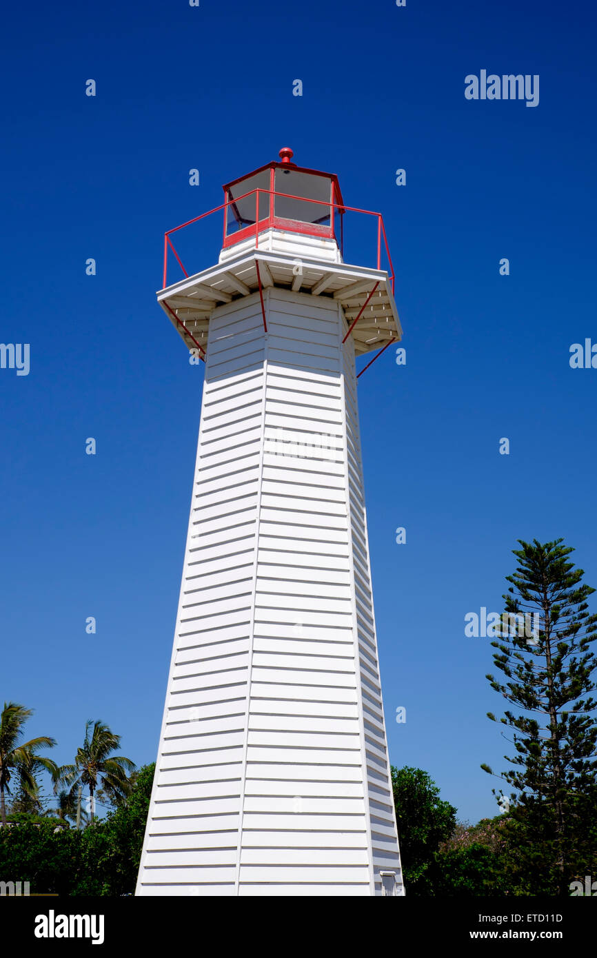 Old Cleveland Point Lighthouse, Queensland, Australia Stock Photo - Alamy