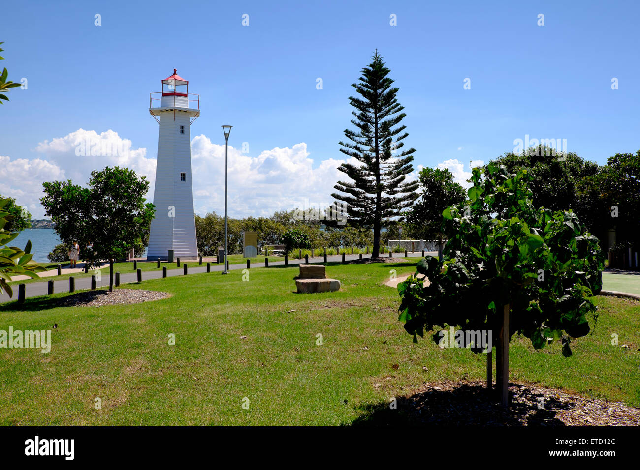 Old Cleveland Point Lighthouse, Queensland, Australia Stock Photo - Alamy