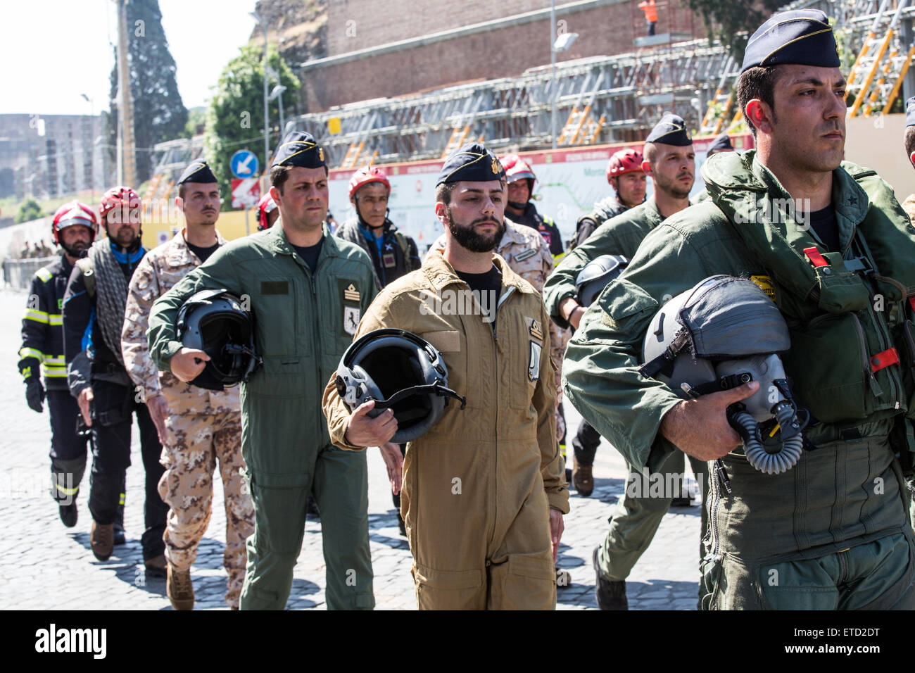 Military parade for italian republic celebrations Stock Photo - Alamy