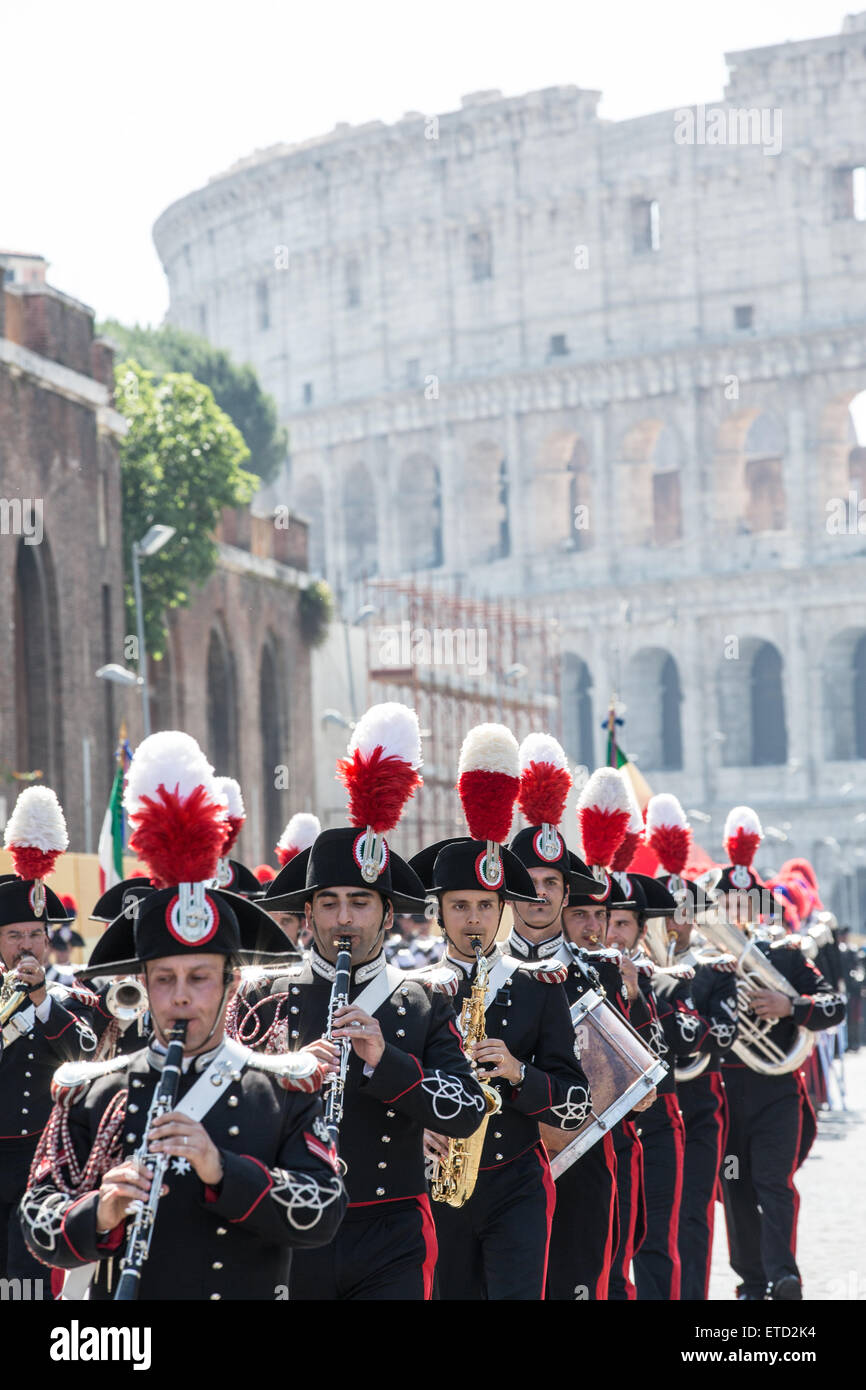 Military parade for italian republic celebrations Stock Photo - Alamy