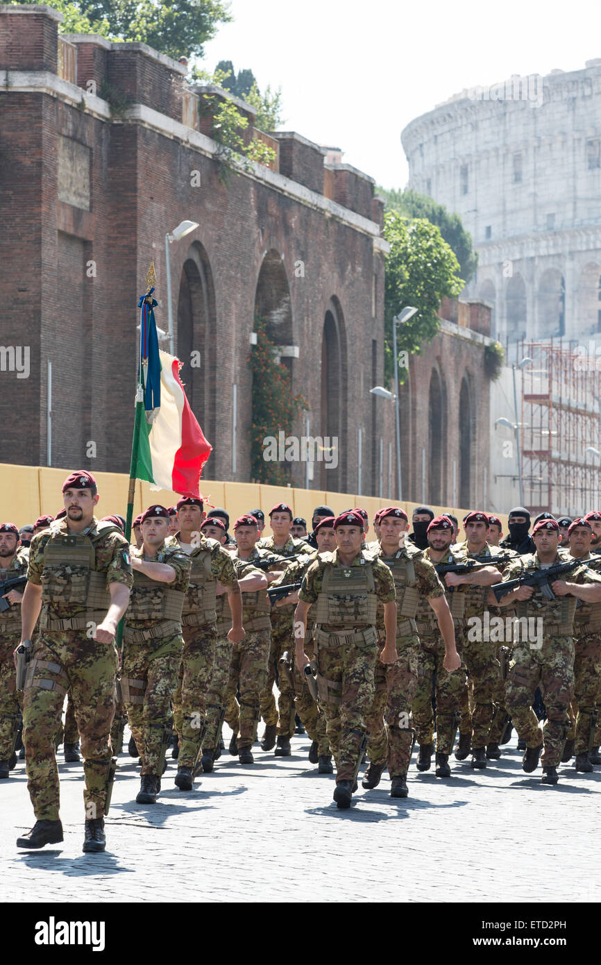 Military parade for italian republic celebrations Stock Photo - Alamy