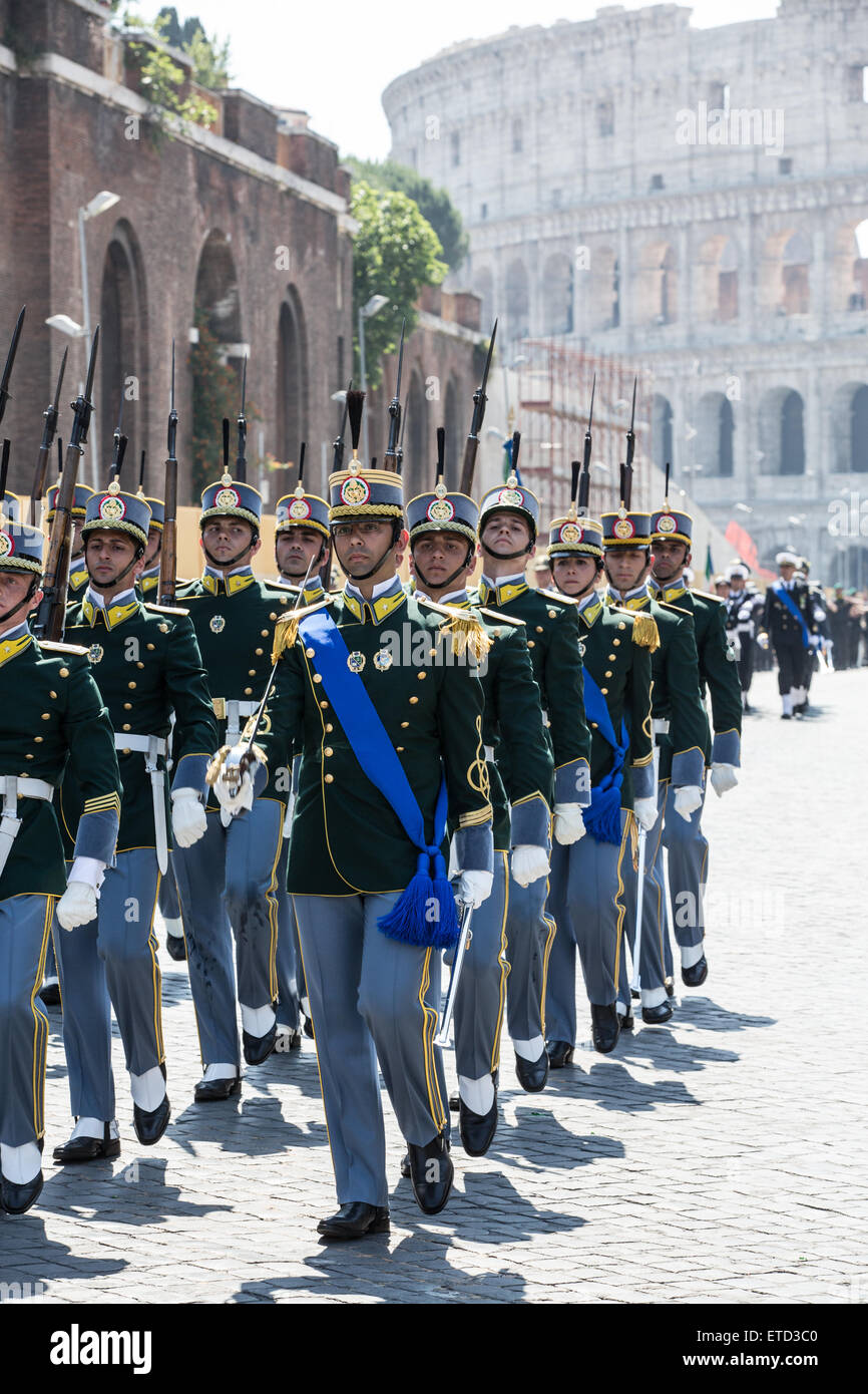 Military parade for italian republic celebrations Stock Photo - Alamy