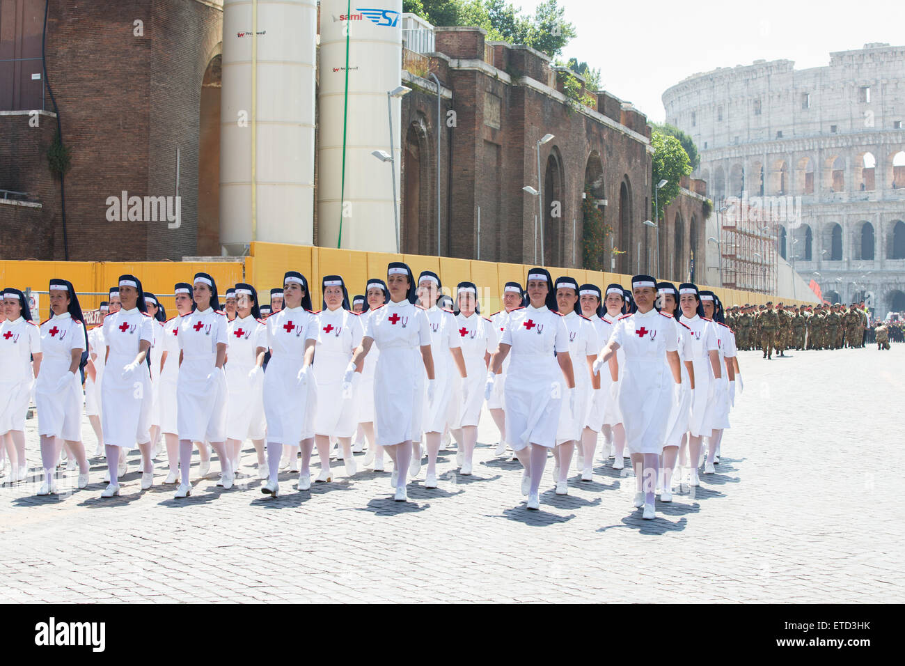 Military parade for italian republic celebrations Stock Photo - Alamy