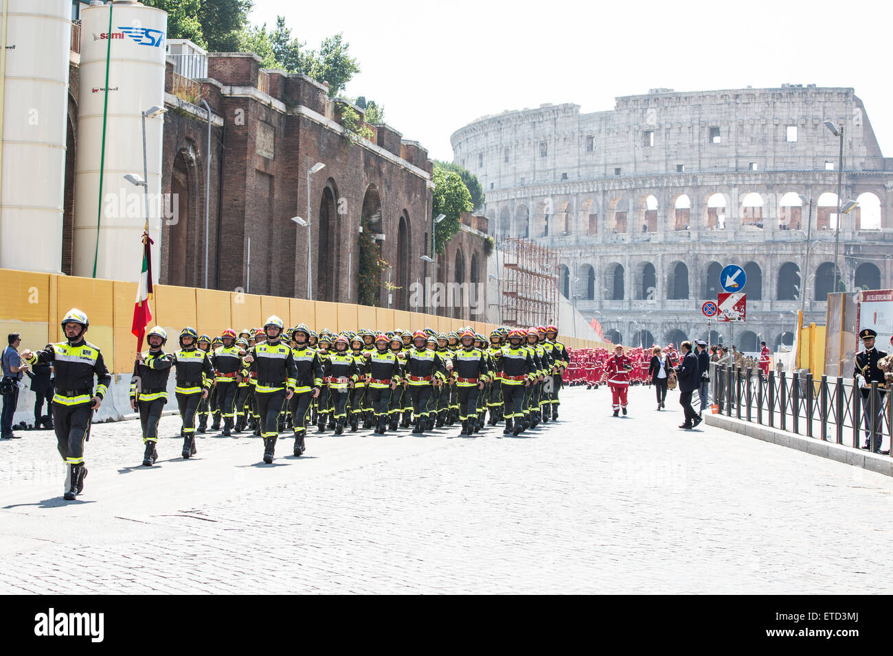 Military parade for italian republic celebrations Stock Photo - Alamy