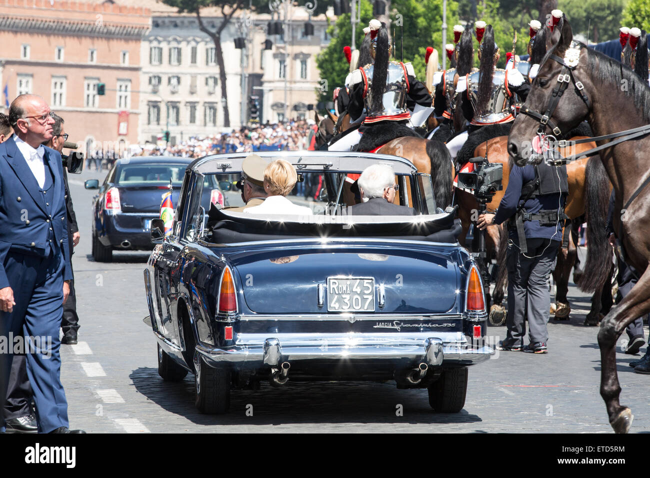 Military parade for italian republic celebrations Stock Photo - Alamy