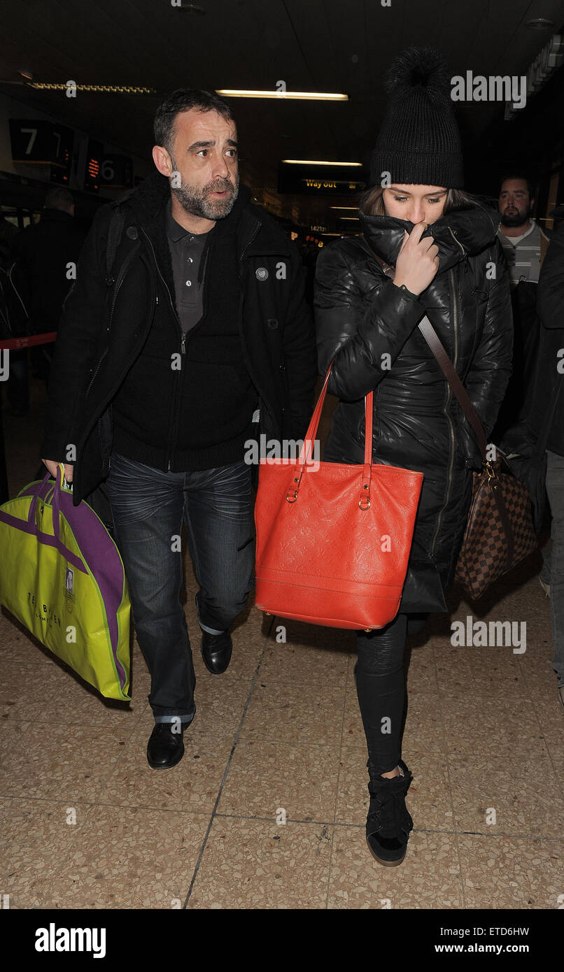 Brooke Vincent, Michael Le Vell and Georgia May Foote arrive at Euston ...