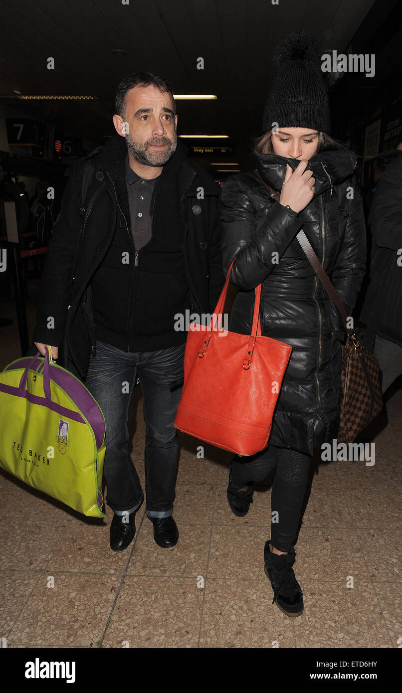 Brooke Vincent, Michael Le Vell and Georgia May Foote arrive at Euston ...