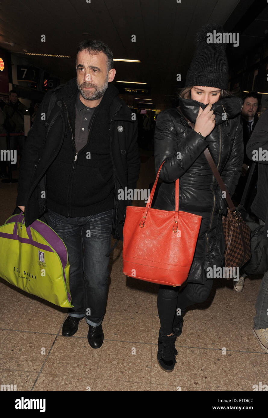 Brooke Vincent, Michael Le Vell and Georgia May Foote arrive at Euston ...