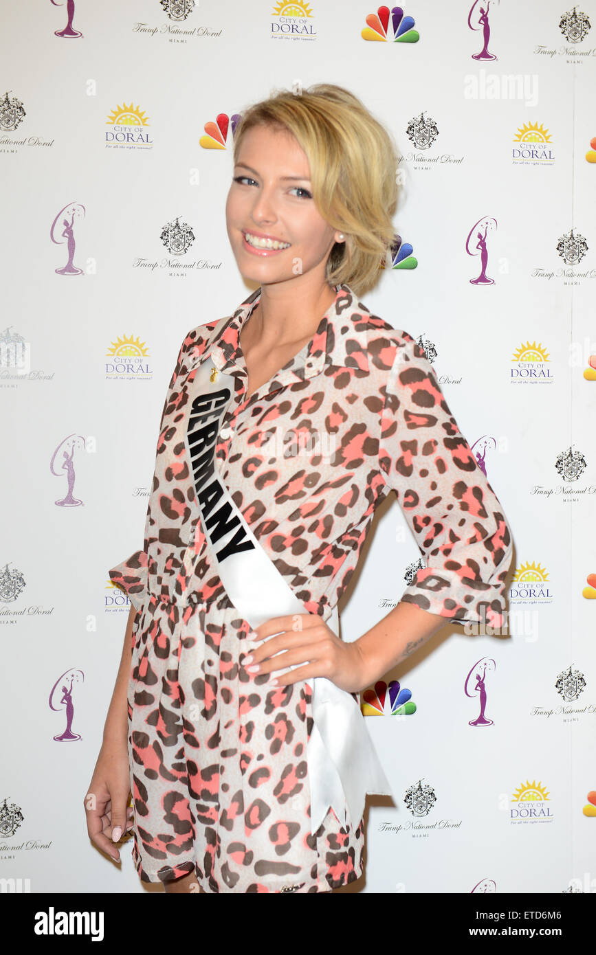 Miss Universe 2015 press junket at Miami International Crown Plaza ...