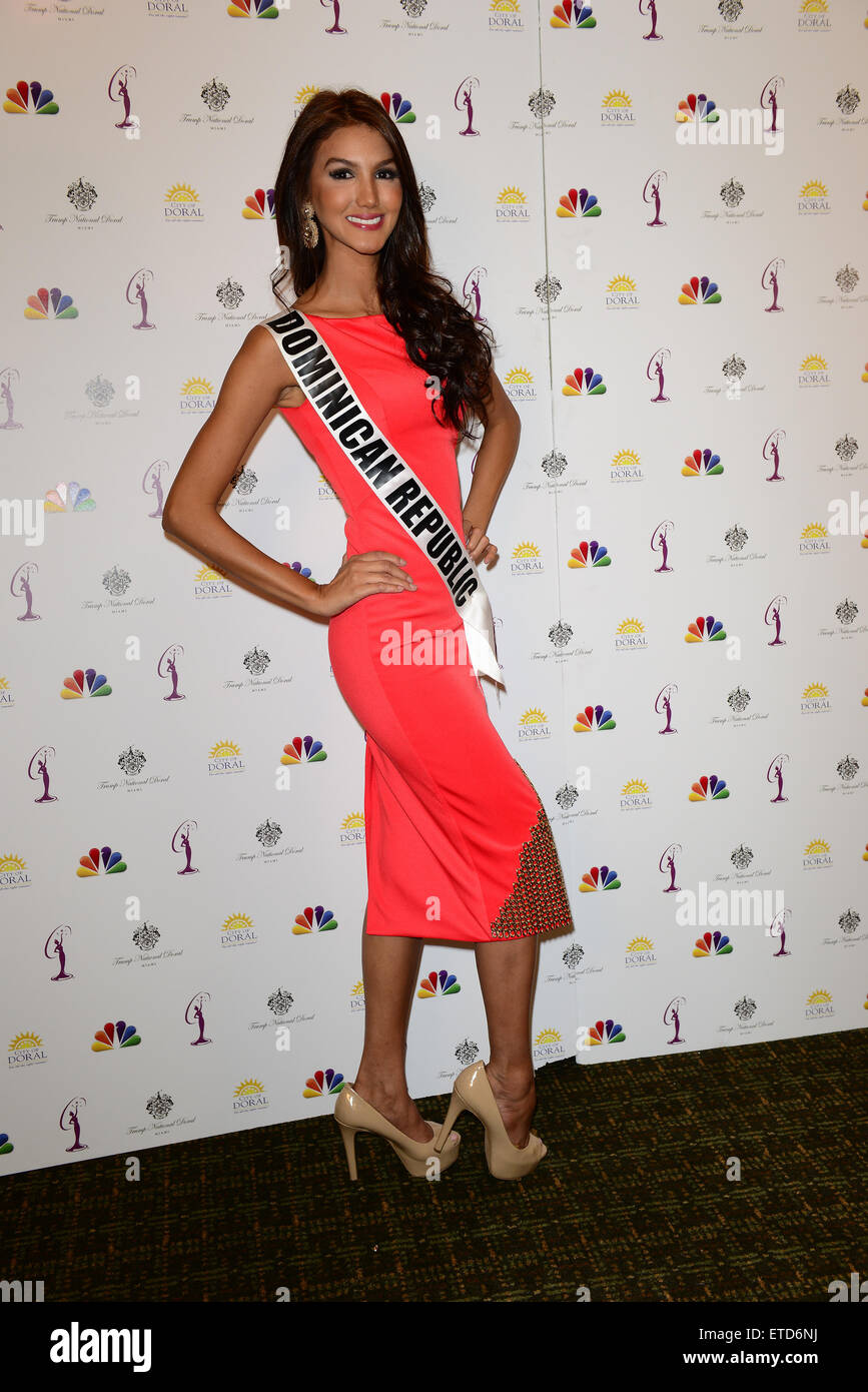 Miss Universe 2015 press junket at Miami International Crown Plaza ...