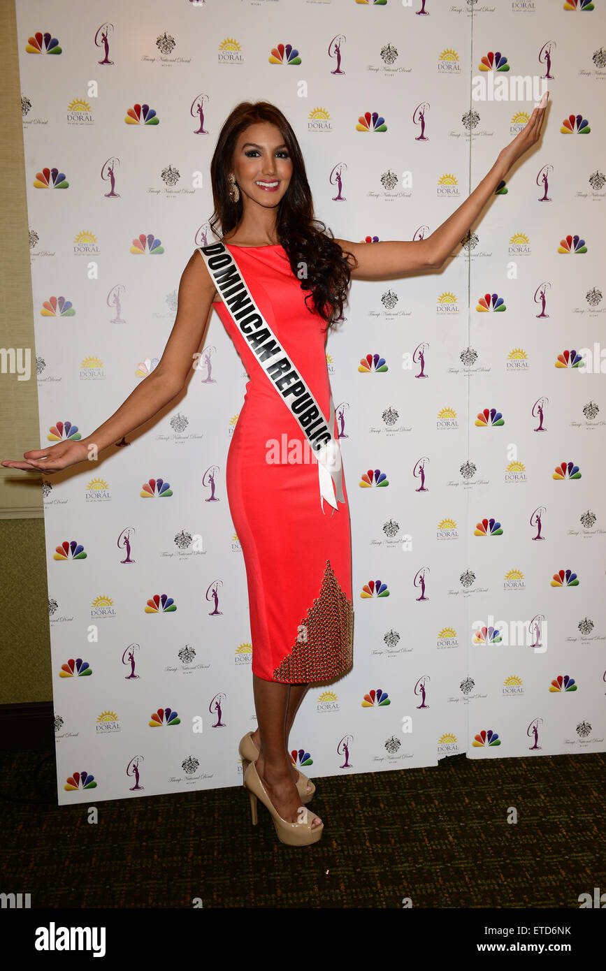 Miss Universe 2015 press junket at Miami International Crown Plaza ...