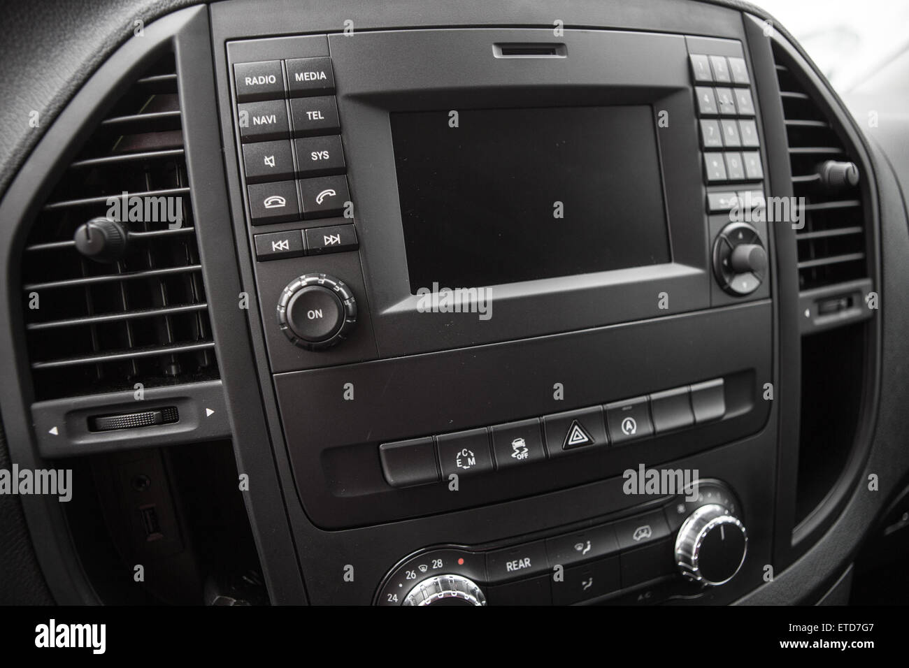 Closeup photo of car interiors. Shallow DOF Stock Photo - Alamy