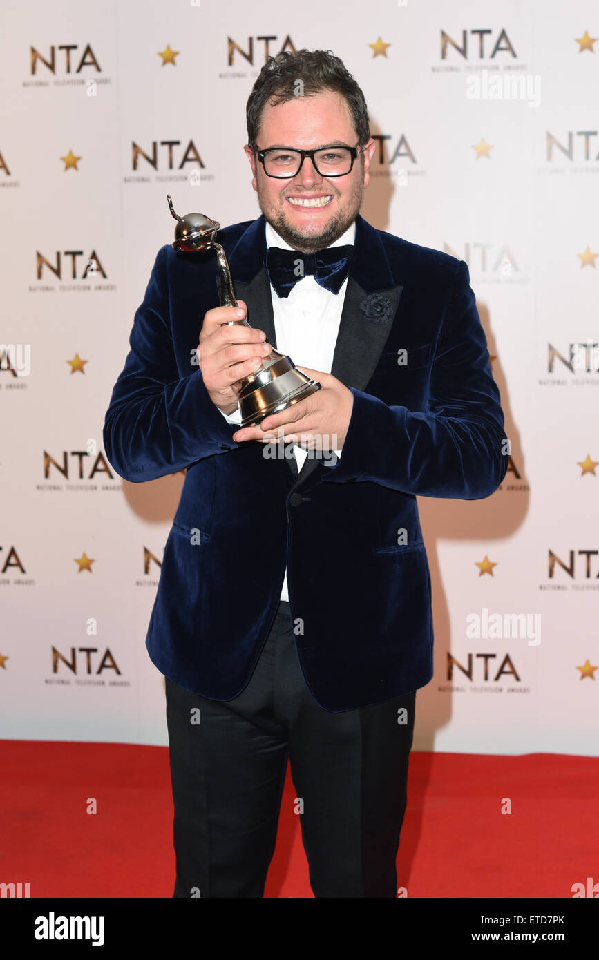National Television Awards held at the O2 - Winners Board. Featuring ...