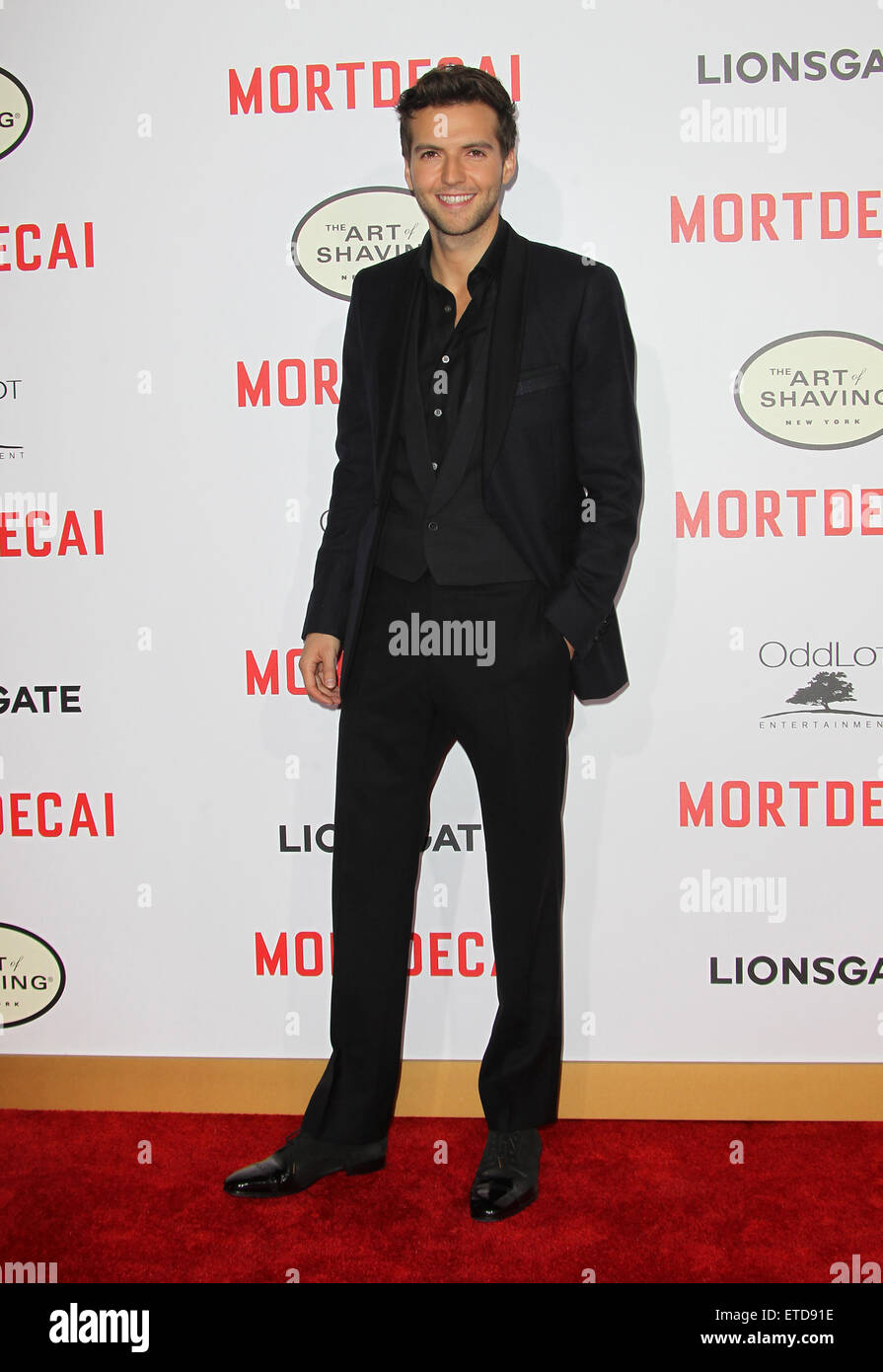 The Los Angeles Premiere Of "Mortdecai" Featuring: Guy Burnet Where ...
