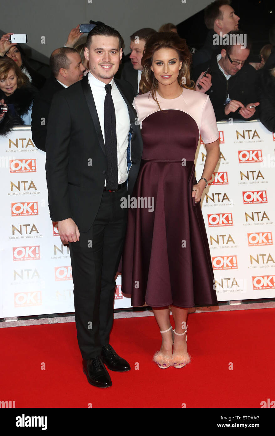 The National Television Awards (NTA's) 2015 held at the O2 - Arrivals Featuring: Ferne McCann ...
