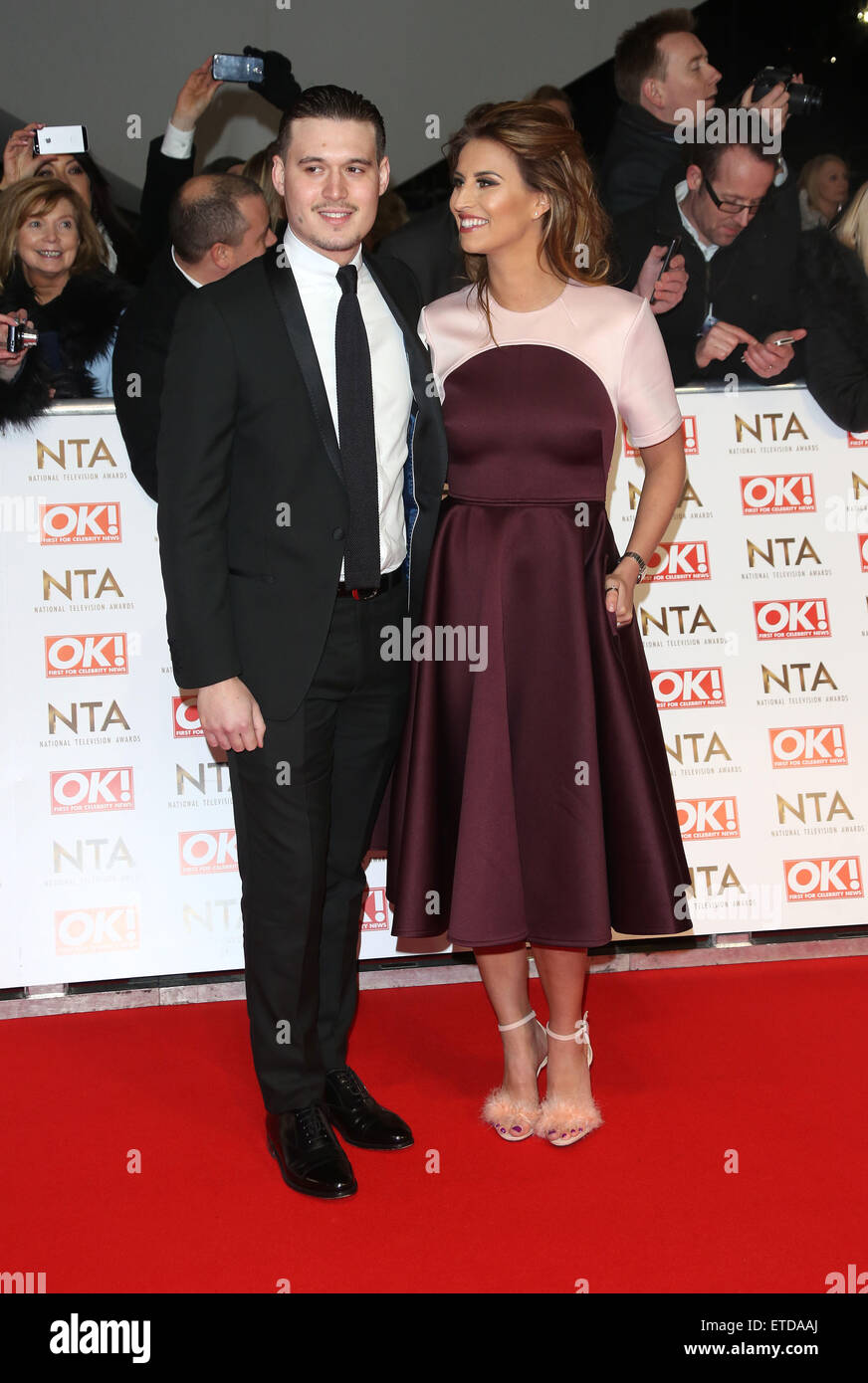The National Television Awards (NTA's) 2015 held at the O2 - Arrivals Featuring: Ferne McCann ...