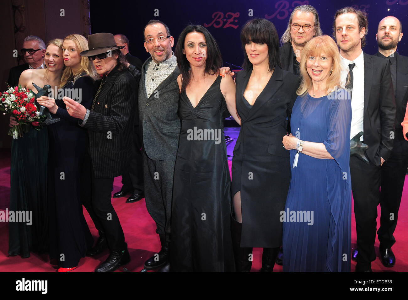 Celebrities attending the award ceremony of the 24 th BZ Culture Award ...