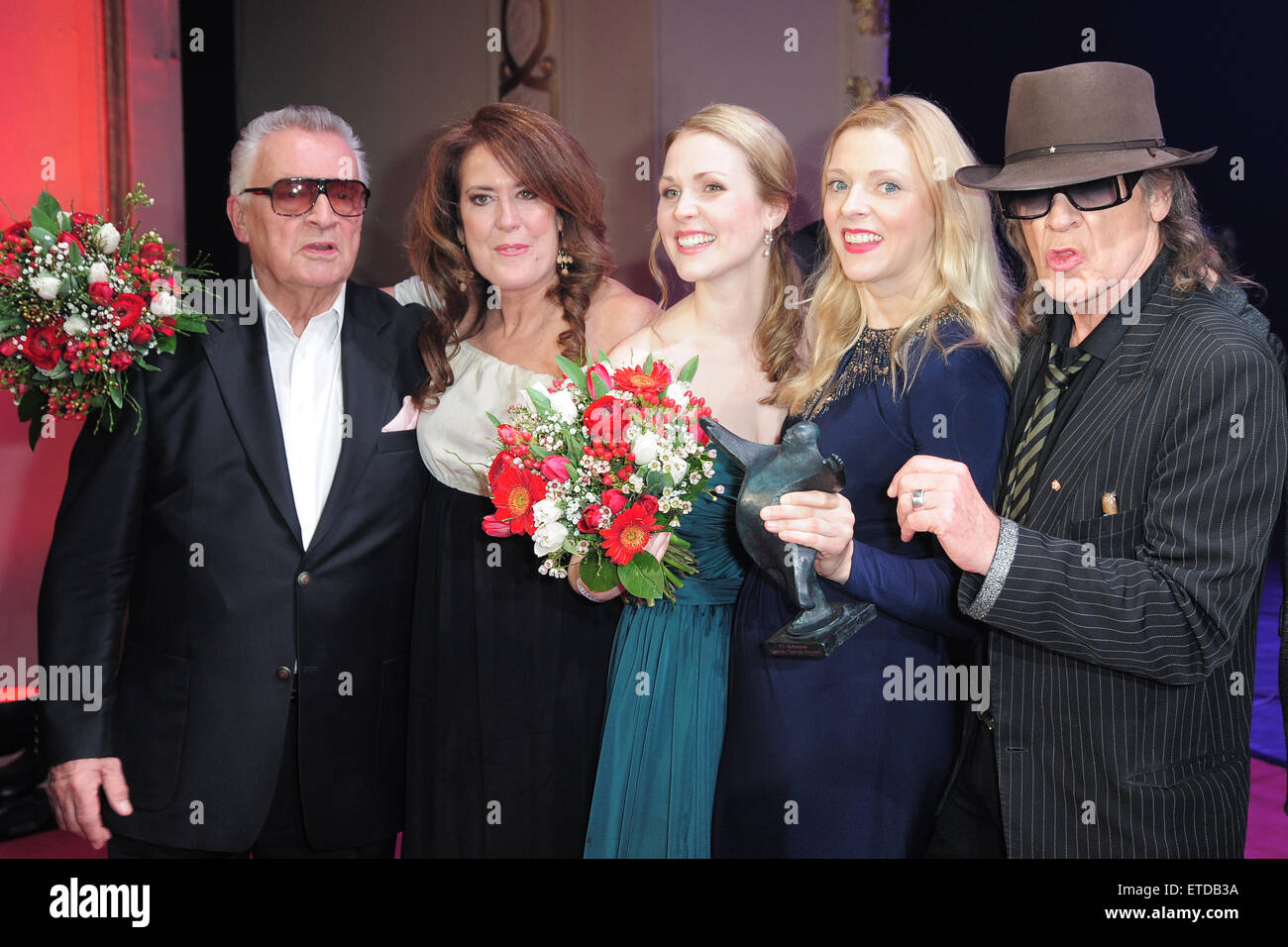 Celebrities attending the award ceremony of the 24 th BZ Culture Award ...