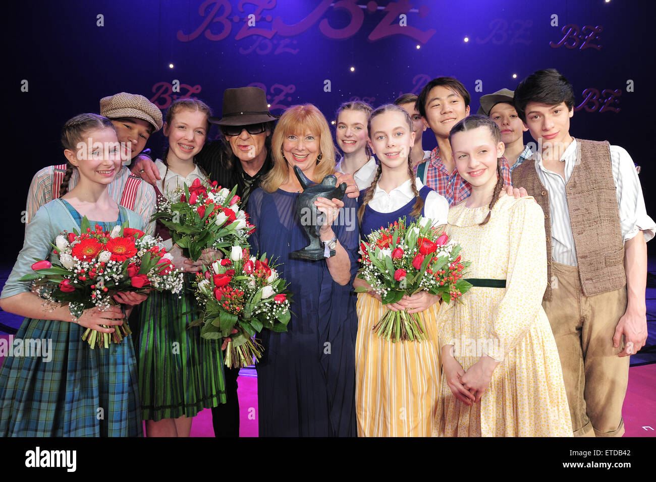 Celebrities attending the award ceremony of the 24 th BZ Culture Award ...