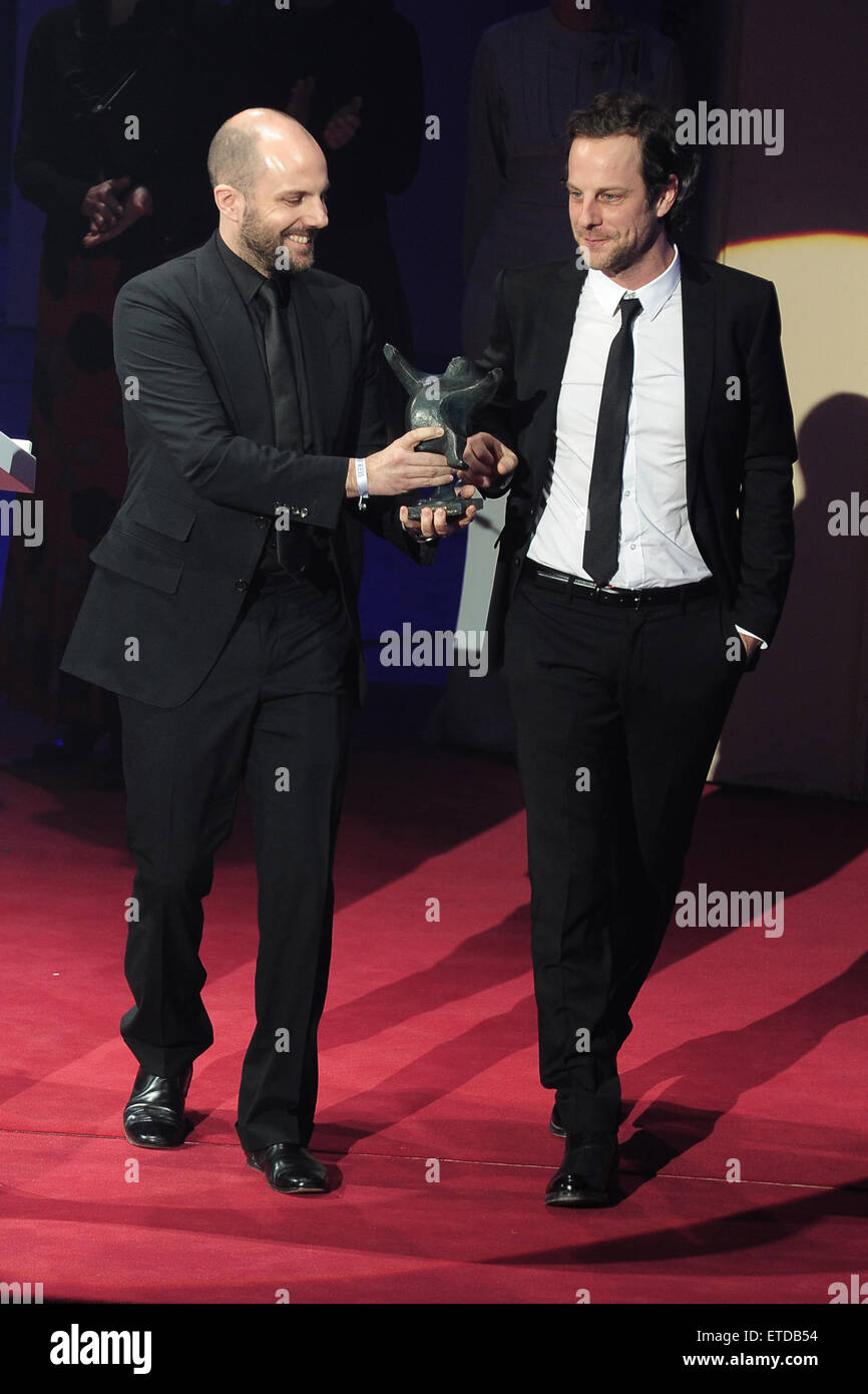 Celebrities attending the award ceremony of the 24 th BZ Culture Award ...