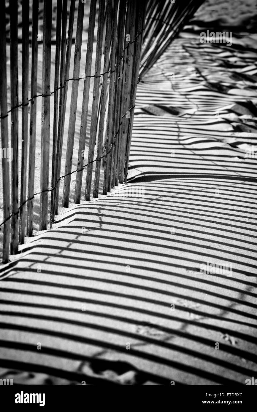 Sandy beach summer atlantic Black and White Stock Photos & Images - Alamy