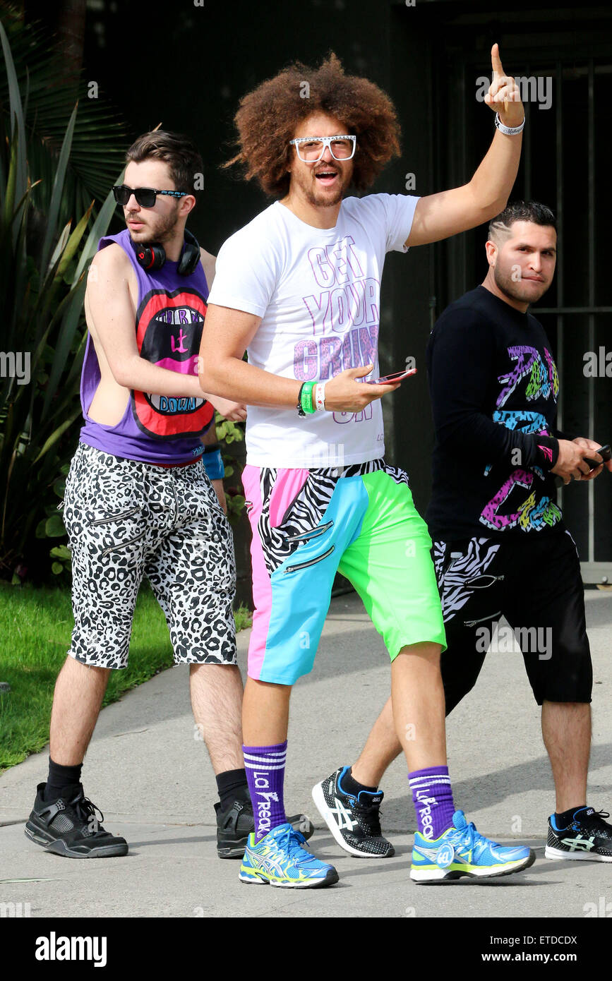 American singer Redfoo out and about in West Hollywood, CA. Featuring ...
