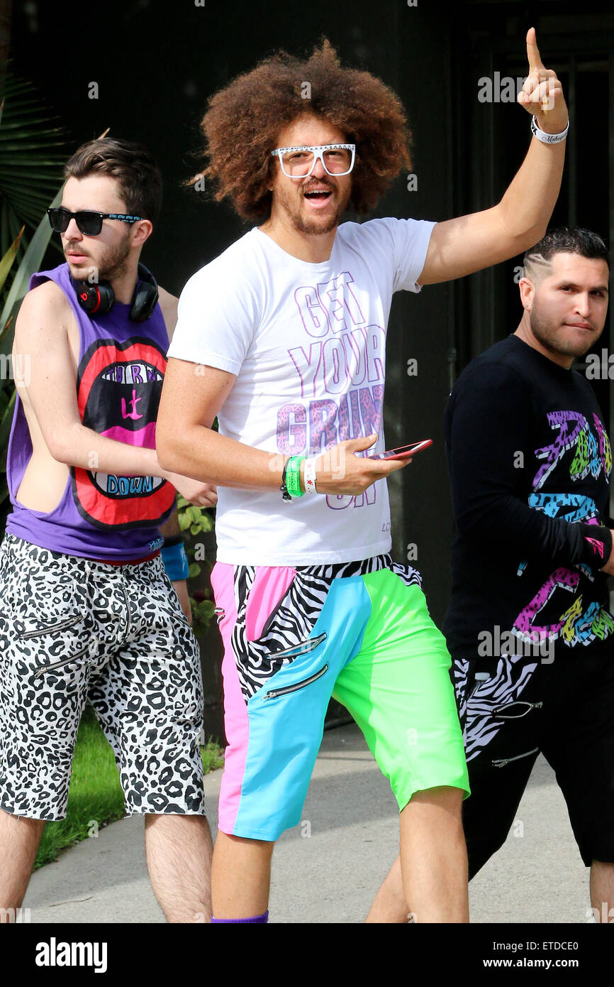 American singer Redfoo out and about in West Hollywood, CA. Featuring ...