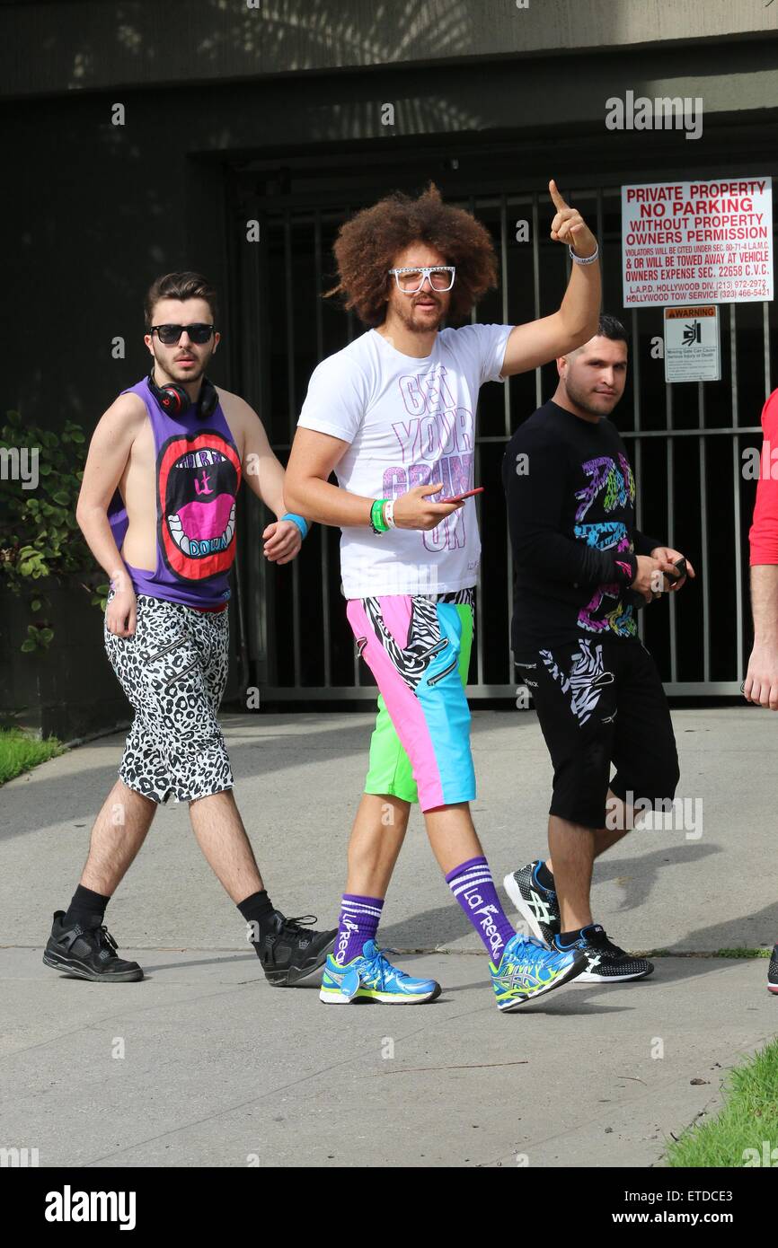 American singer Redfoo out and about in West Hollywood, CA. Featuring ...