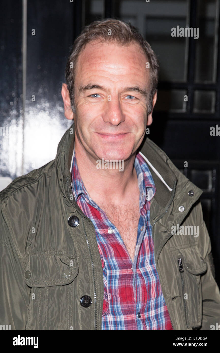 Robson Green arriving at the Radio 2 studios Featuring: Robson Green ...