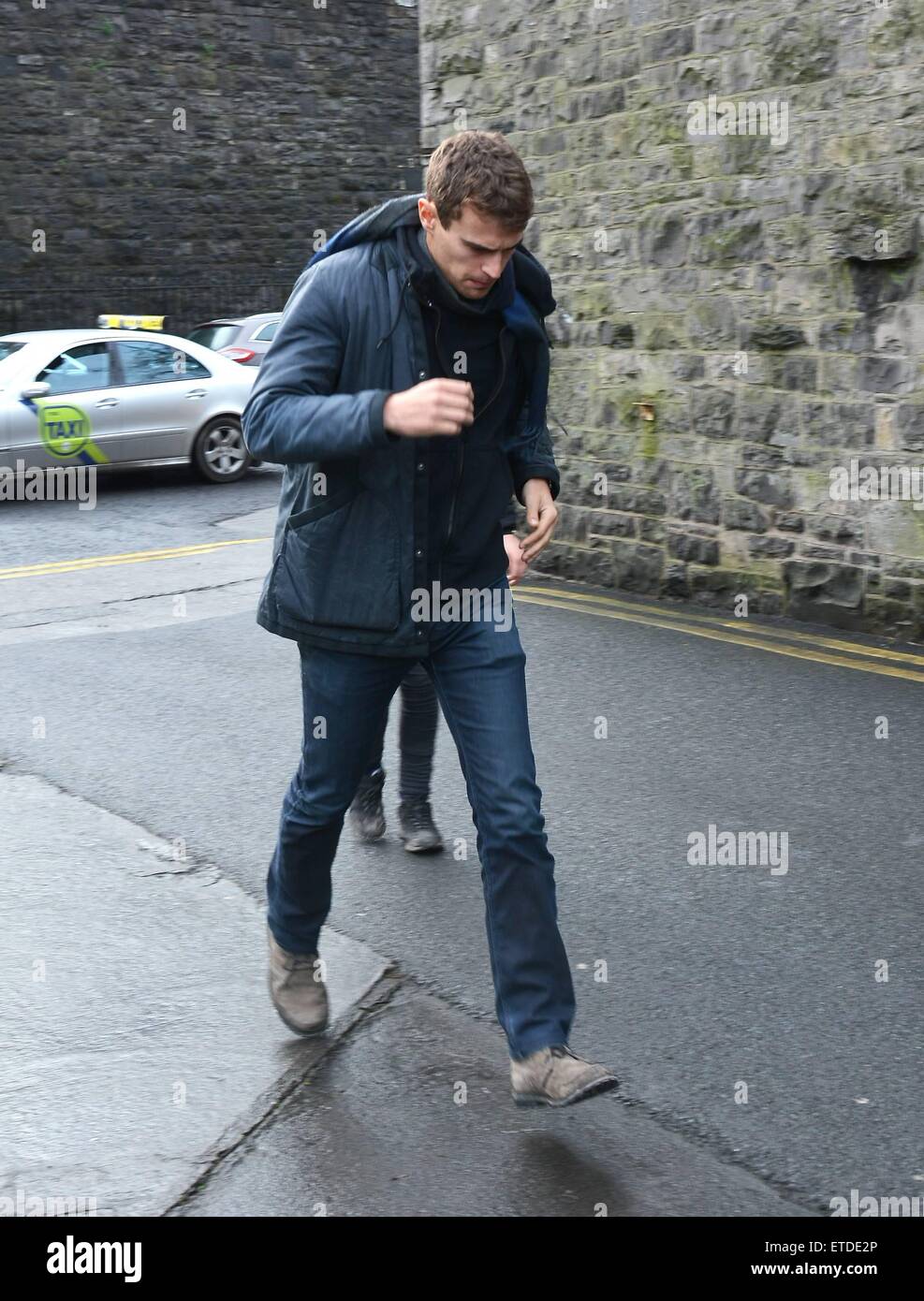 Actors Jack Reynor & Theo James spotted on the set of Jim Sheridan's ...