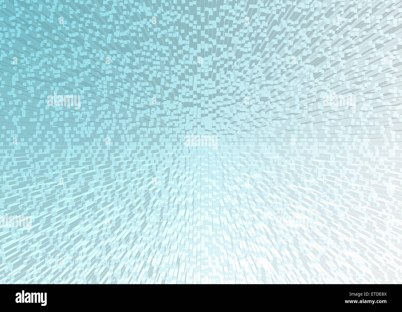 turquoise green gradient extrude abstract background Stock Photo - Alamy