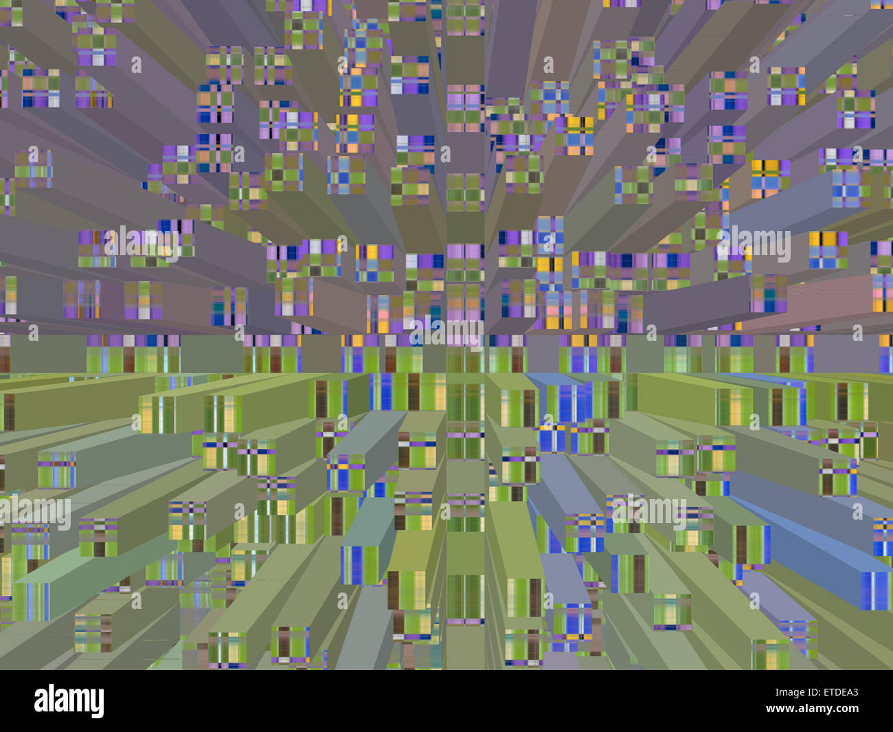 Colorful extrude abstract background Stock Photo - Alamy