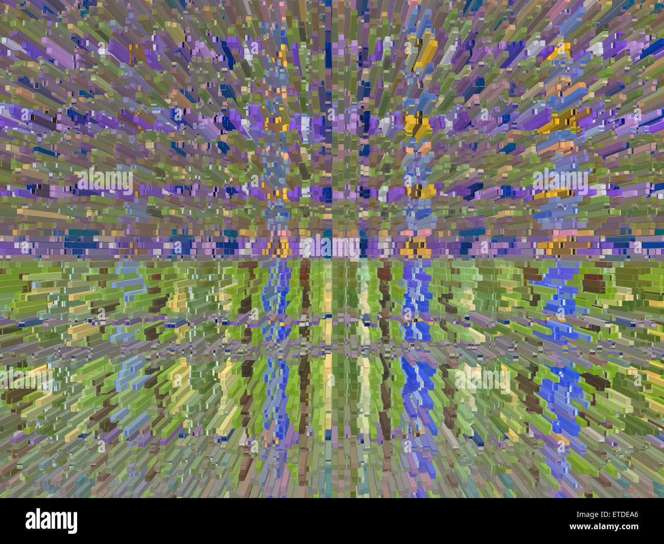 Colorful extrude abstract background Stock Photo - Alamy