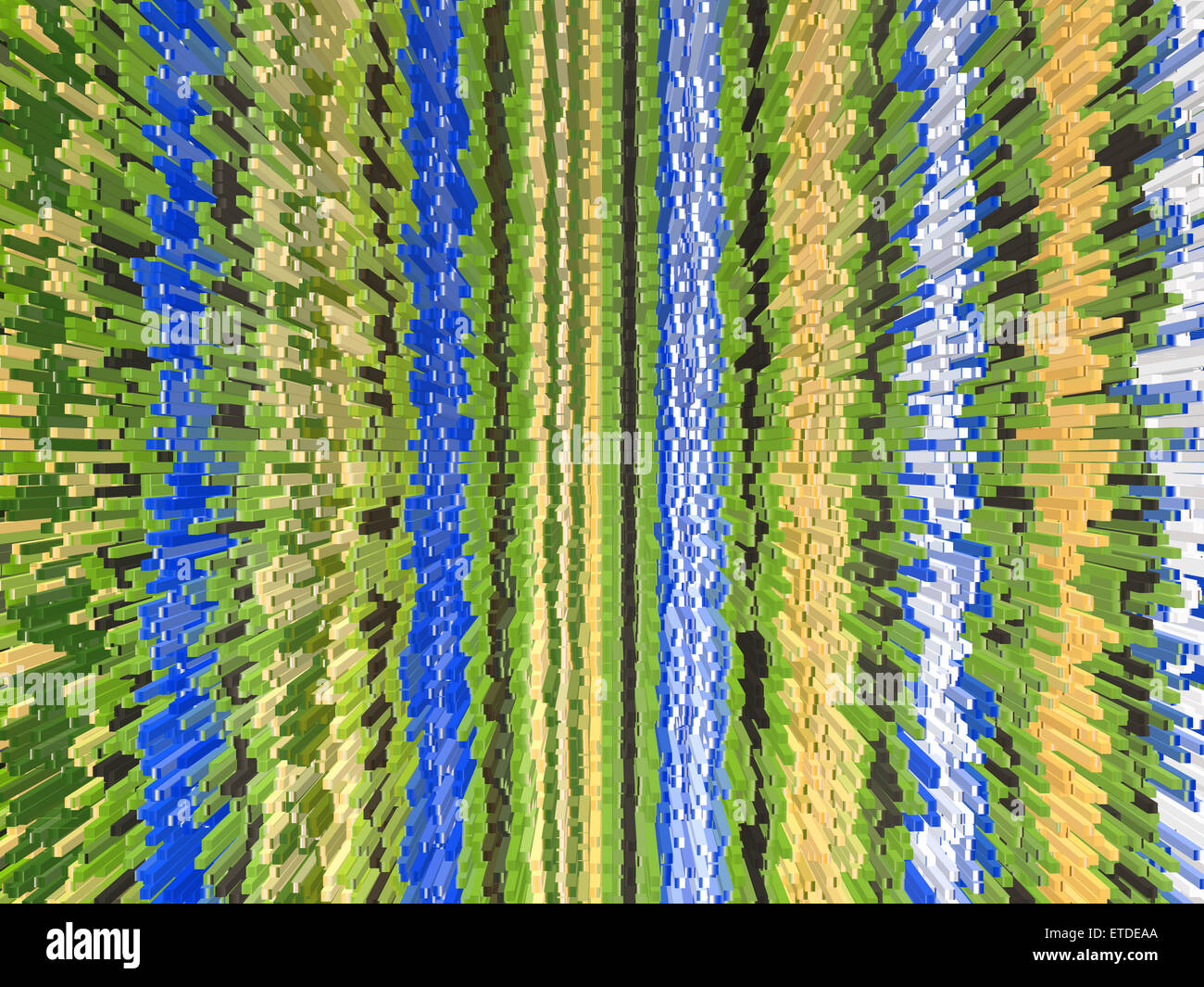 Colorful extrude abstract background Stock Photo - Alamy