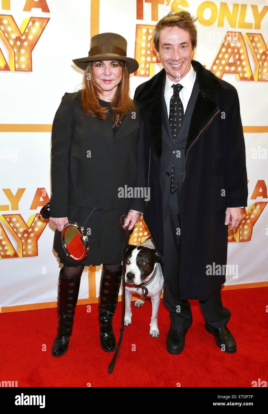 Re-opening night of It's Only A Play at the Bernard B. Jacobs Theatre ...