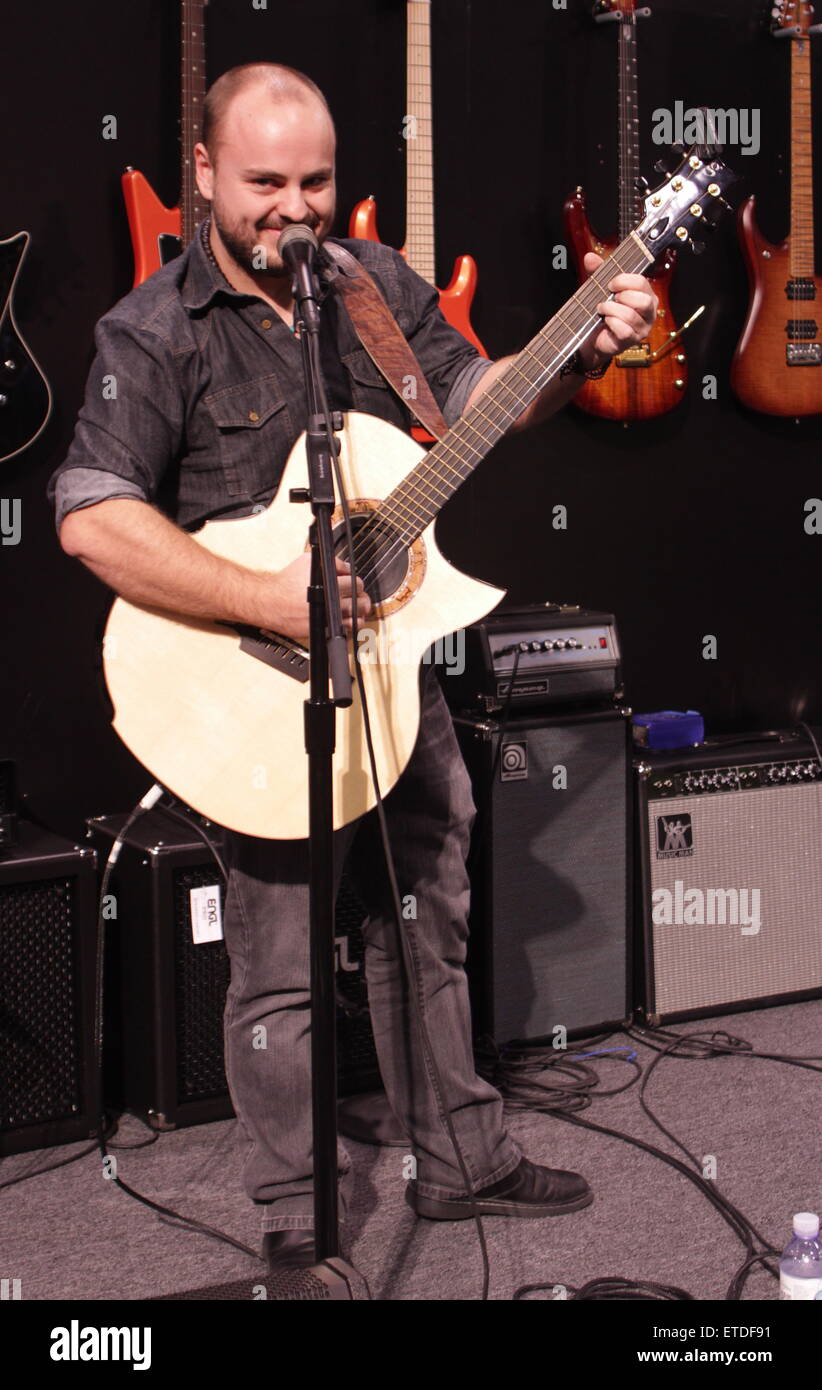 The NAMM Show 2015 at Anaheim Convention Center Featuring: Andy Mckee ...