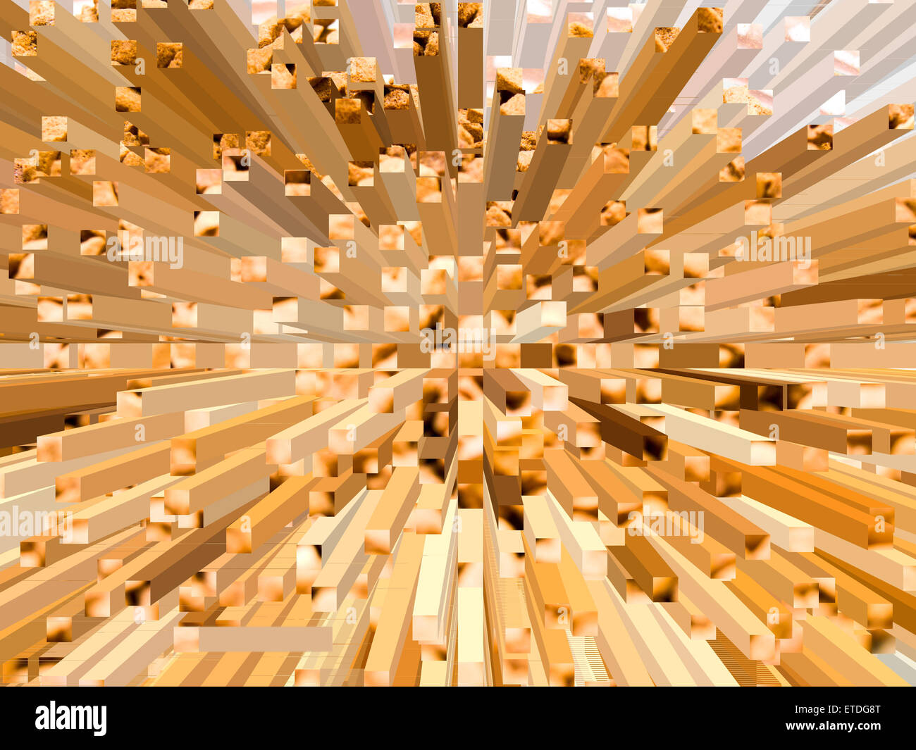 Colorful extrude abstract background Stock Photo - Alamy